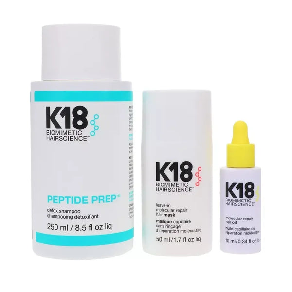 K18 Next-Level Repair Trio Kit for Perfect Home Molecular Treatment ...